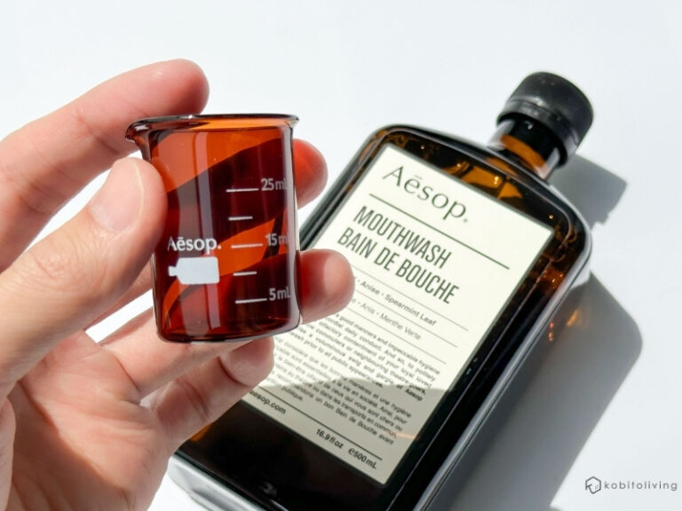 【レビュー】イソップのマウスウォッシュが想像以上に良かった！味も香りも好き！【ビーカーも秀逸】｜Aesop Mouthwash - コビトリビング